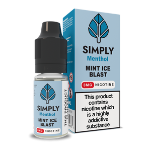 10ml Mint Ice Blast by Simply Menthol E-Liquid